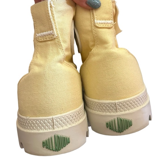 Palladium | Shoes | Palladium Yellow Boots Organic Recycled Flecks ...
